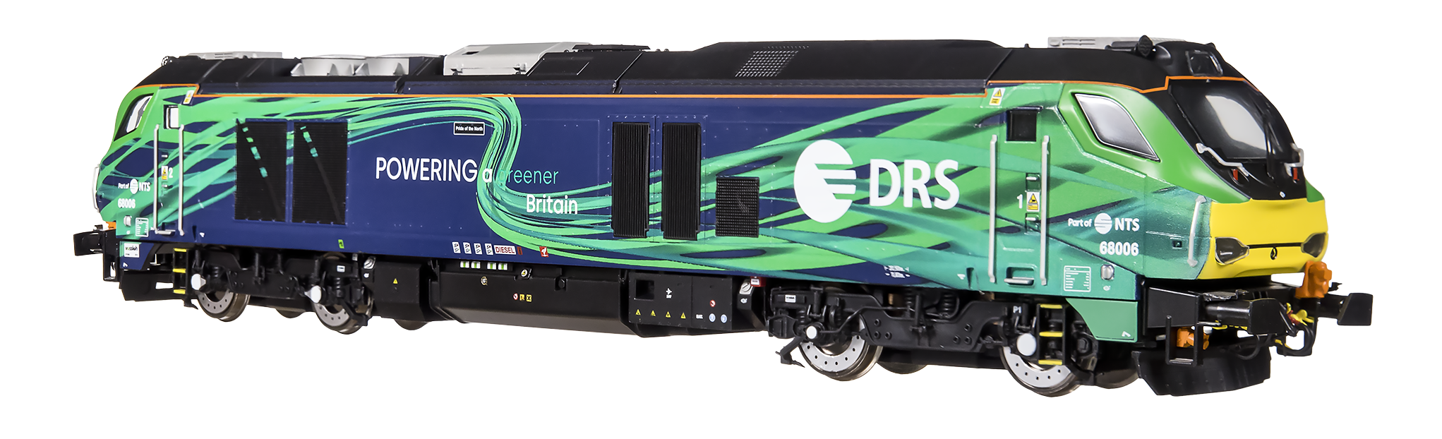 Dapol Class 68 "Pride of the North" 68006 DRS/NTS Green Diesel ...