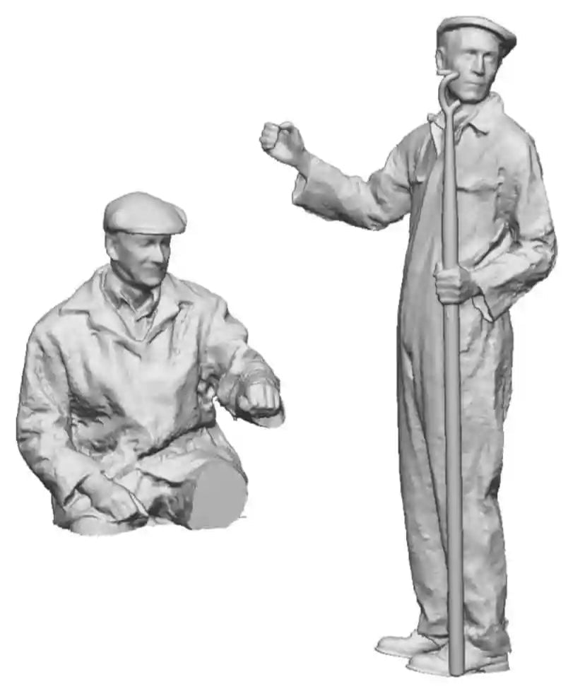 Modelu 10238-076 OO Gauge Loco Specific Crew - Class 02 – Rails