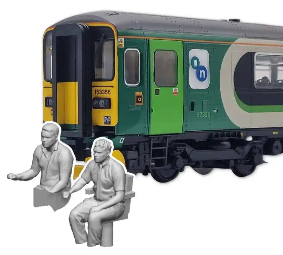 Modelu 10239-148 N Gauge Loco Specific Crew - Class 153 Crew – Rails
