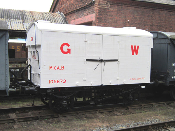 KR Models GWR ‘Mica B’ Refrigerated Meat Van - SVR Preserved Wagons ...