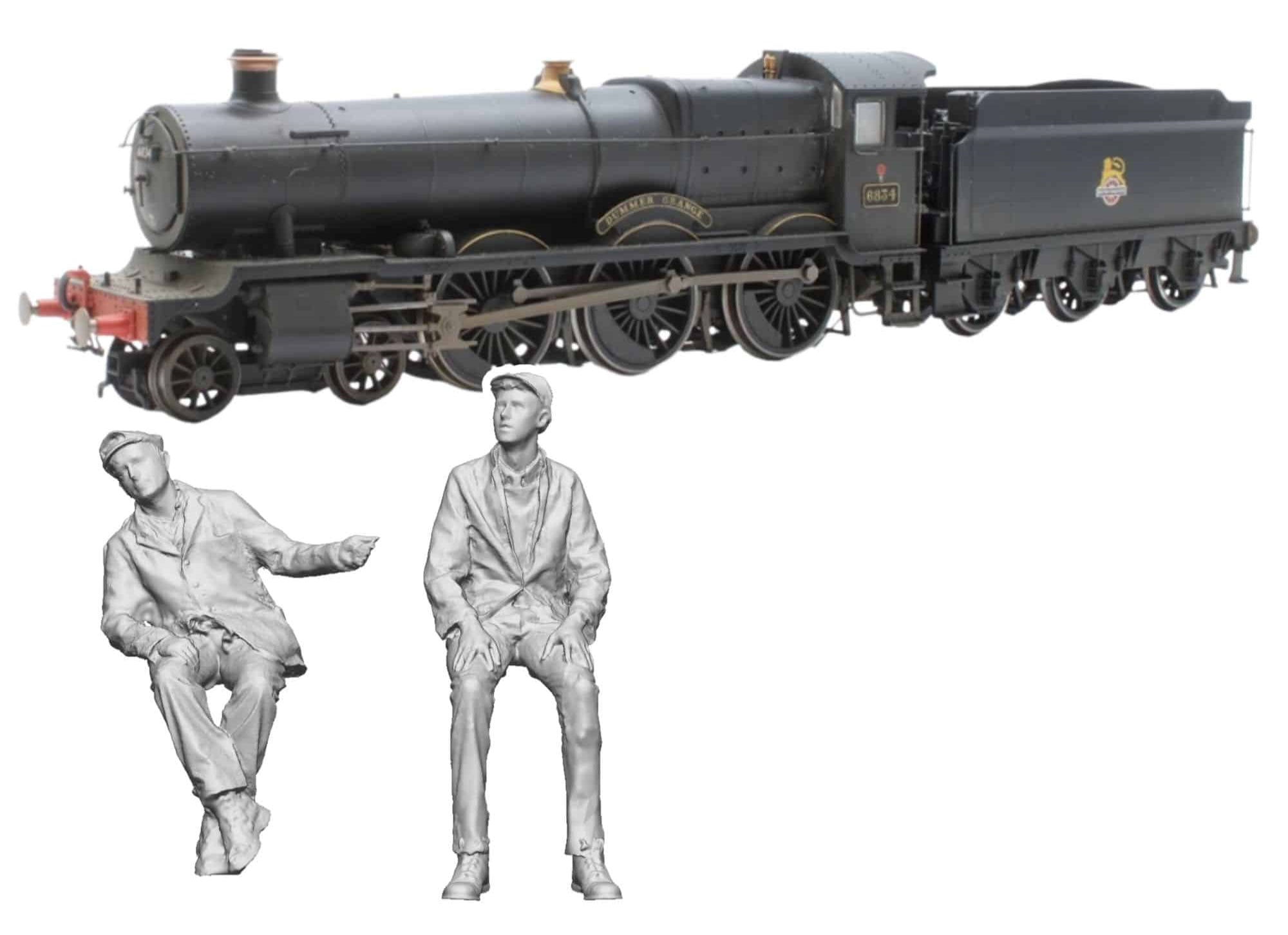 Modelu 11405-076 OO Gauge Loco Specific Crew - GWR Grange – Rails
