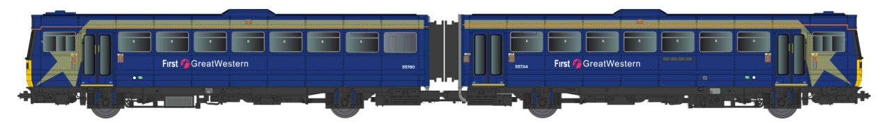 Dapol Class 142 First Great Western Blue/Gold DMU 142070 – Rails of ...