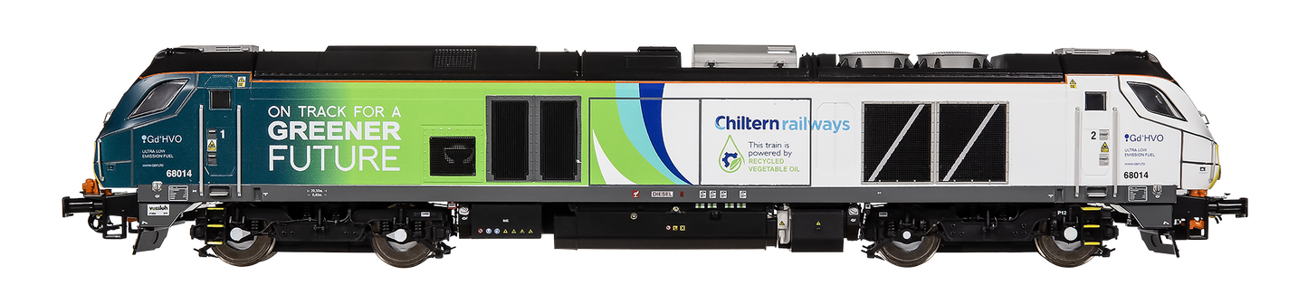 Dapol Class 68 68014 Chiltern Green Bio Fuel Livery Diesel Locomotive ...