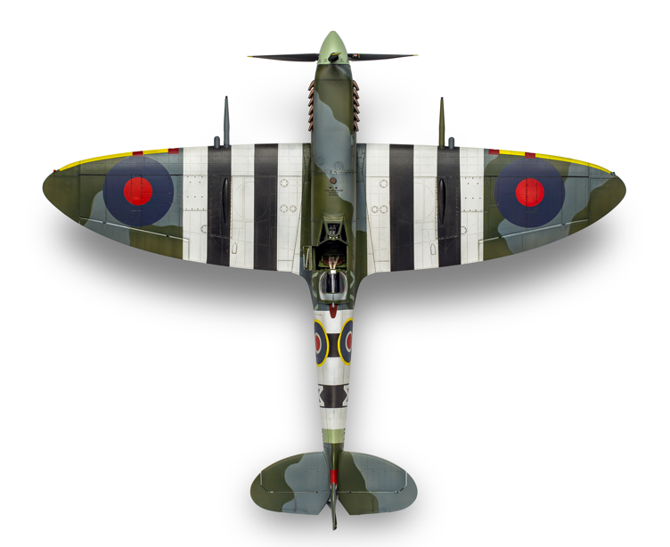 Airfix A17001A Supermarine Spitfire Mk.IXc Flying Dray Model – Rails