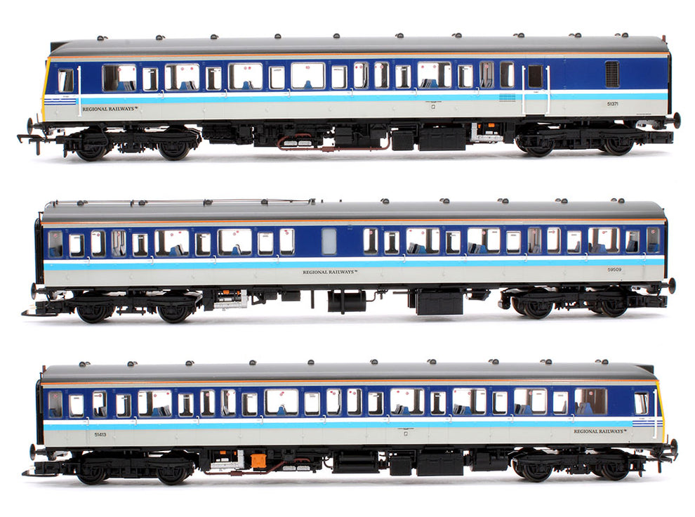 Bachmann 35-505SF Class 117 3-Car DMU 117308 BR Regional – Rails