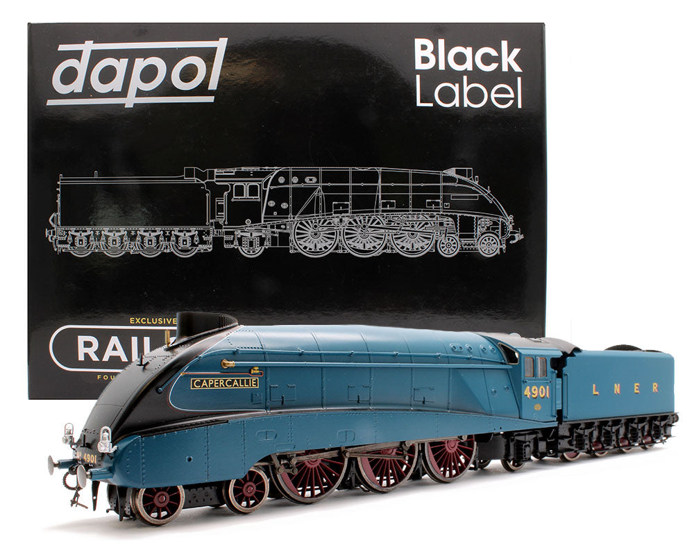 Dapol Black Label Class A4 Capercaillie LNER Garter Blue Valanced 4-6-2 ...