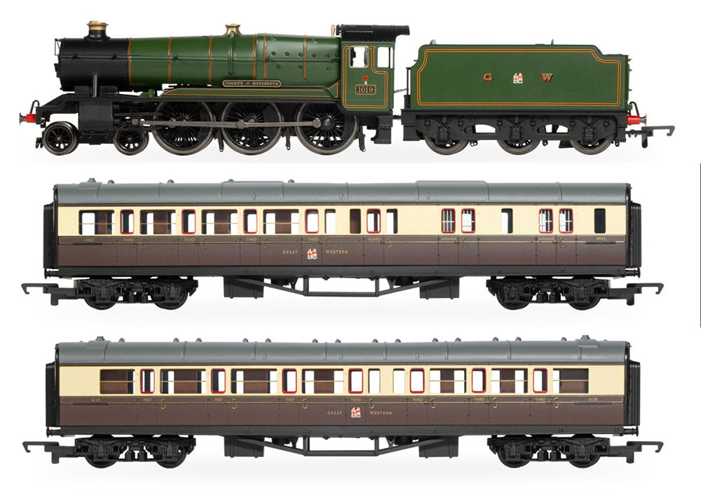 Hornby RailRoad Class 1000 GWR 'County of Merioneth' Train Pack – Rails ...