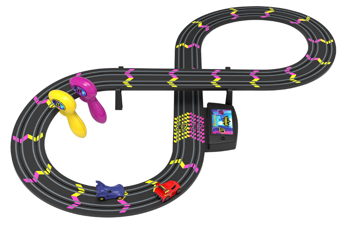 My First Scalextric Batwheels Batman vs Robin Battery Powered Race Set ...
