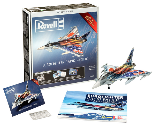 Revell 05649 German Eurofighter Pacific Exclusive Edition – Rails