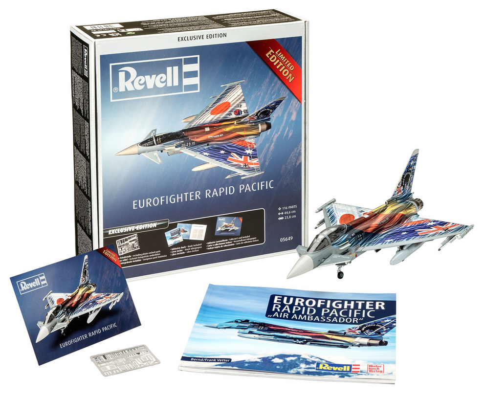 Revell 05649 German Eurofighter Pacific Exclusive Edition – Rails