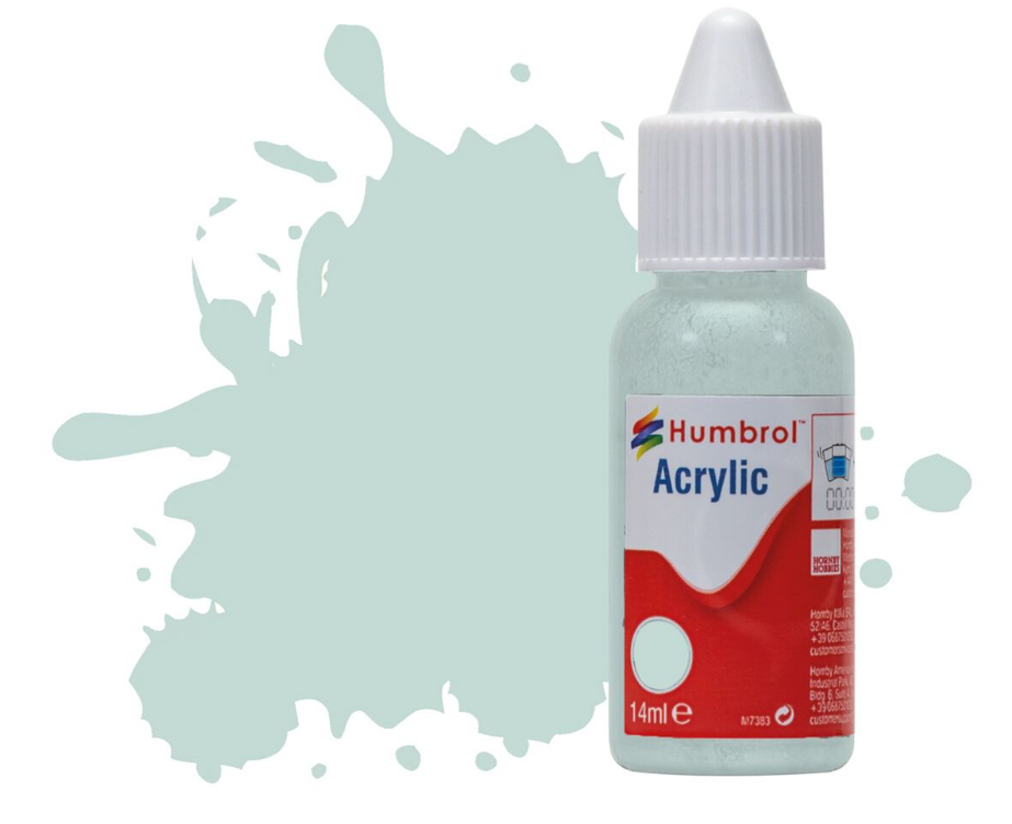 Humbrol Acrylic Dropper Bottle - No 65 Aircraft Blue - Matt - 14ml ...