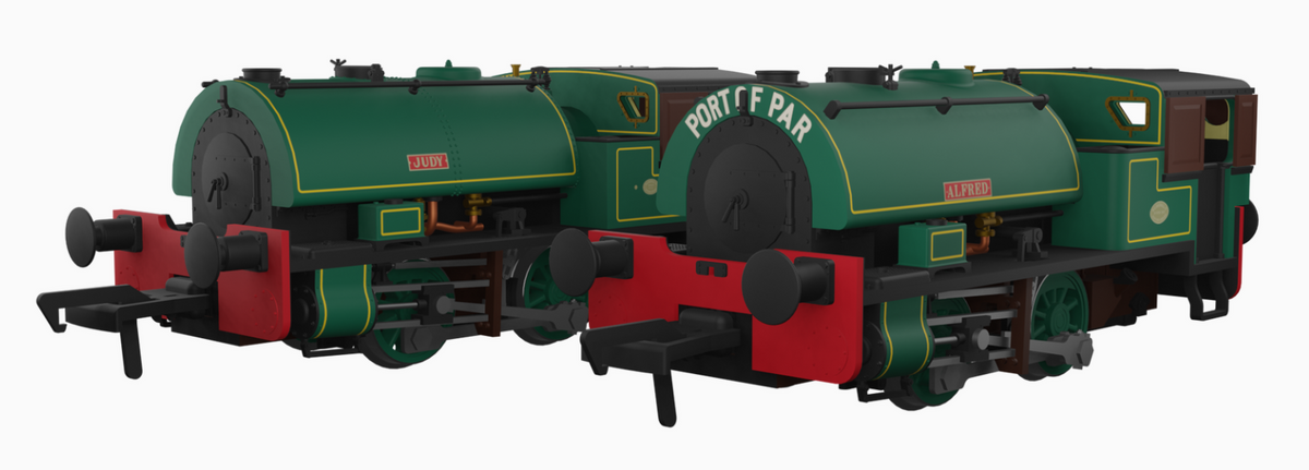 Rapido Trains UK 968001 Port of Par Bagnall’s in Special Presentation ...