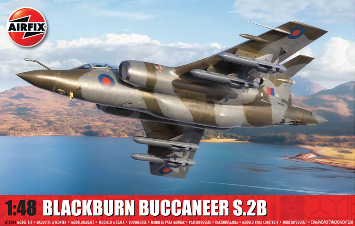 Airfix A12014 Blackburn Buccaneer S.2B Model Kit – Rails