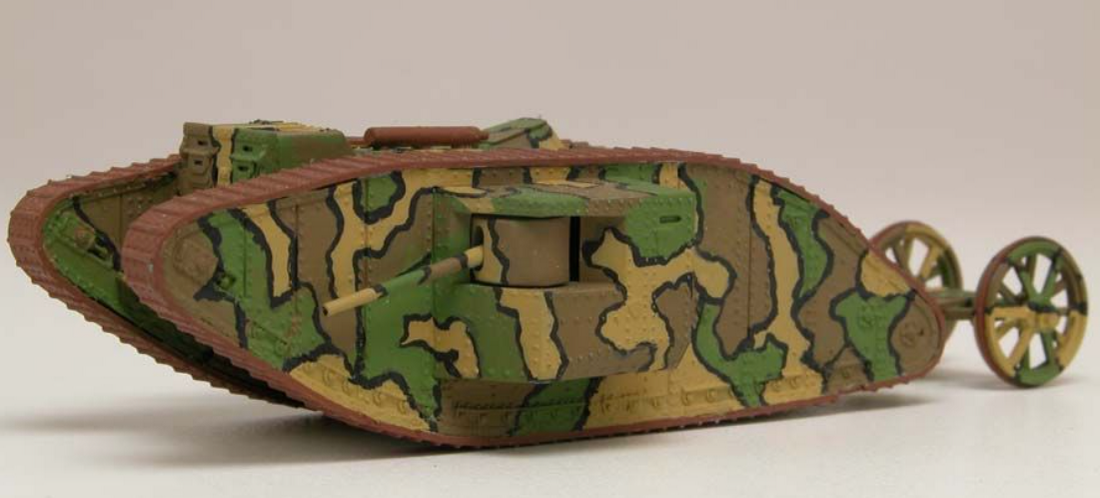 Airfix A01315V WWI Male Tank Mk.I Model Kit – Rails