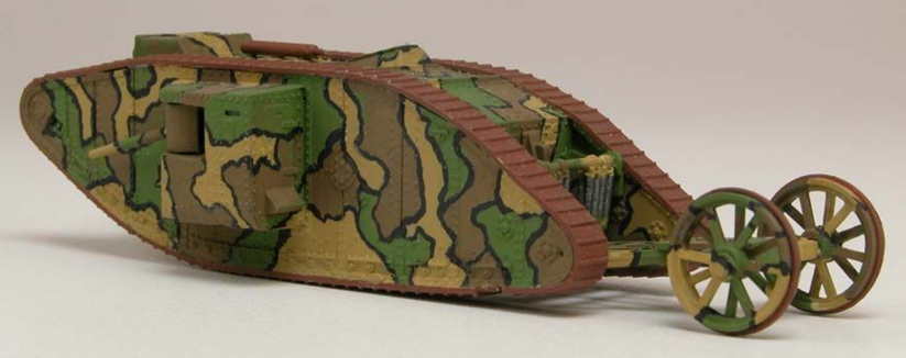 Airfix A01315V WWI Male Tank Mk.I Model Kit – Rails