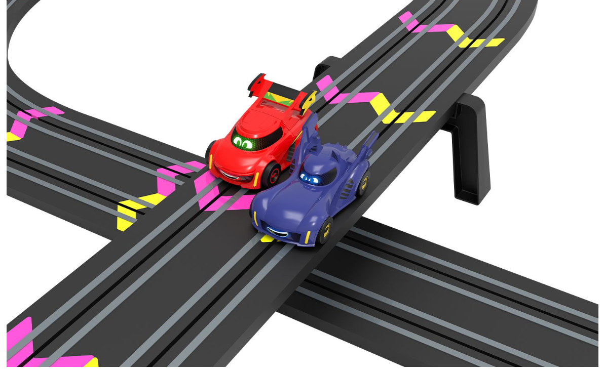 My First Scalextric Batwheels Batman vs Robin Battery Powered Race Set ...