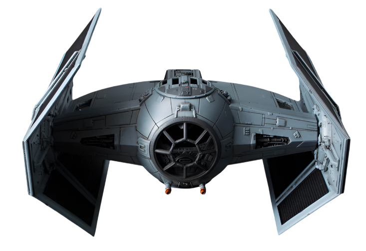 Revell 01214 Bandai Star Wars Darth Vader's TIE Fighter – Rails
