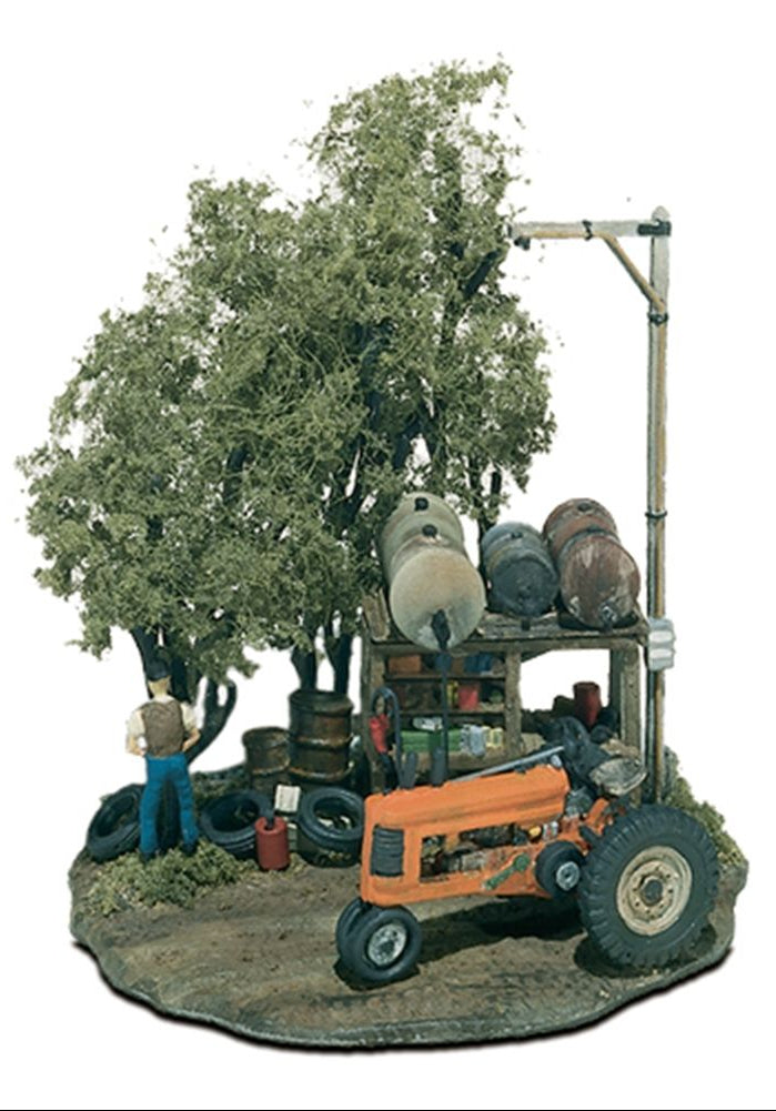 Woodland Scenics WM112 Tractor Pit Stop Model Kit – Rails