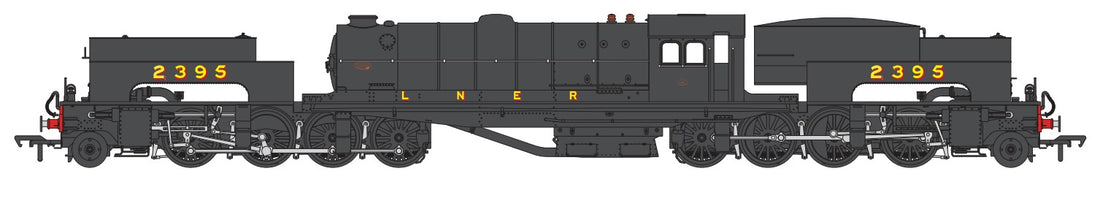 Heljan LNER Class U1 2-8-0 0-8-2T Beyer Garratt LNER Lined Black No ...