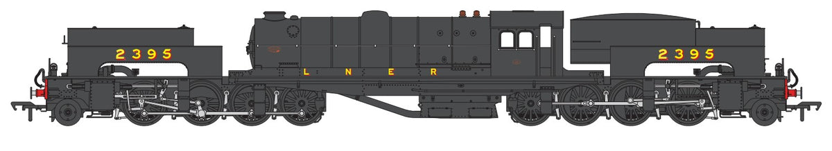 Heljan 3000 LNER Class U1 2-8-0 0-8-2T Beyer Garratt LNER Lined Black ...
