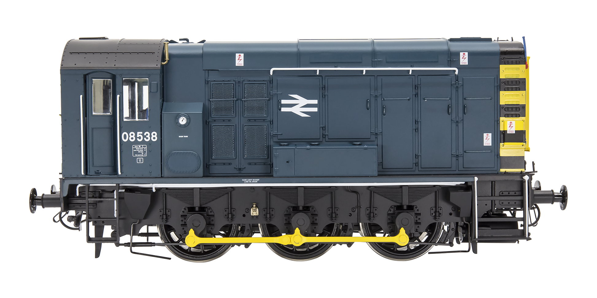 Dapol Class 08 08538 BR Blue Wasp Stripes Diesel Shunter Locomotive ...