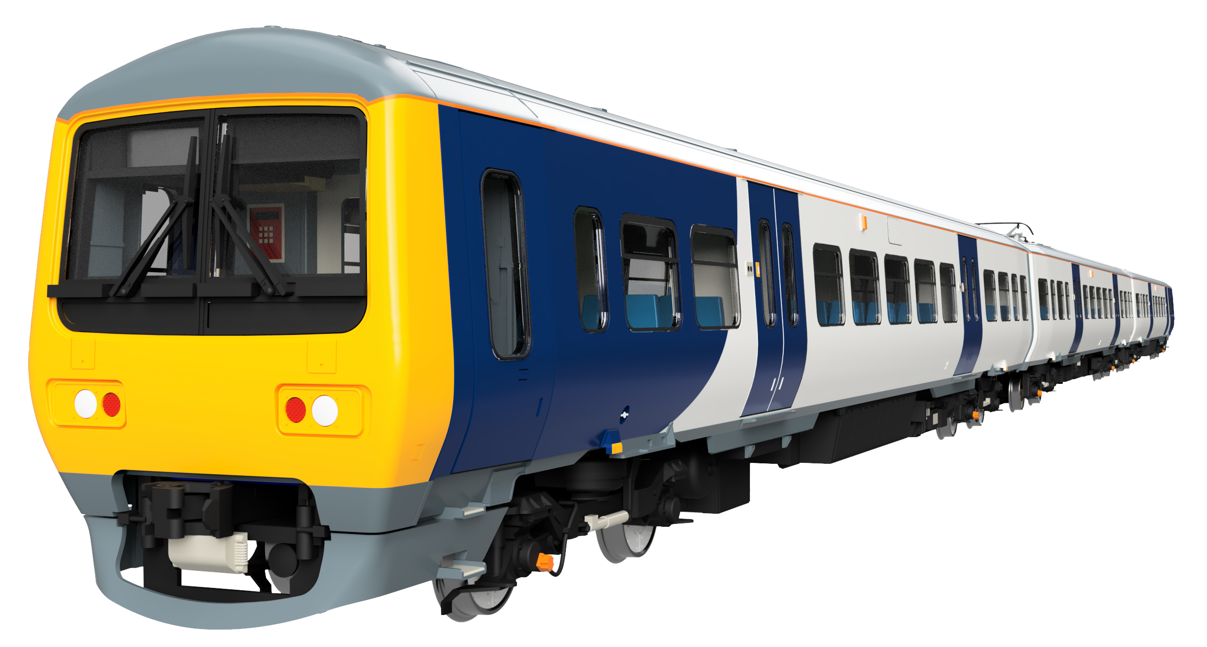 Dapol 4D-323-006 Class 323 323225 Northern New – White / Blue – Rails