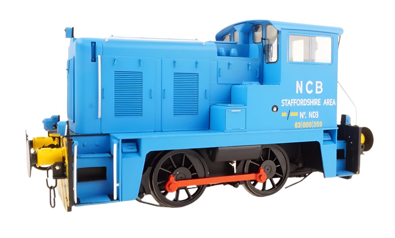 Heljan Class 02 National Coal Board Pale Blue ND3 Staffordshire Area No ...
