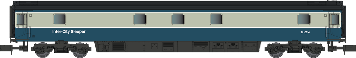 Dapol 2P-006-009 MK3 Sleeper Coach BR Blue Grey M10714 – Rails of Sheffield