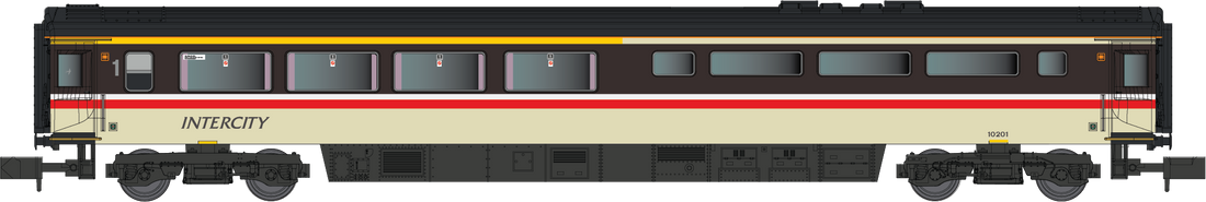 Dapol 2P-009-150 MK3 Loco Hauled Intercity Swallow Buffet – Rails