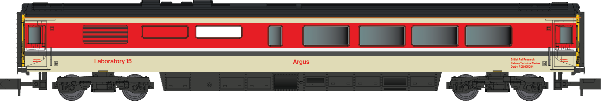 Dapol 2P-009-601 Mk3 Loco Hauled Test Coach Argus – Rails