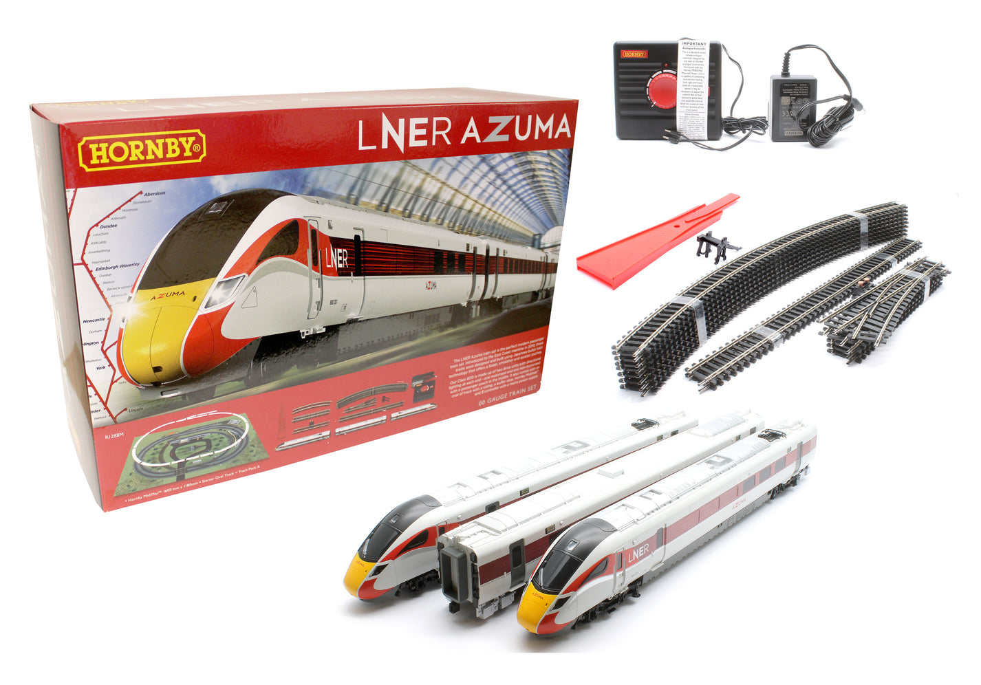 Hornby R1288M LNER Azuma No.800201 High Speed Set - Railroad – Rails