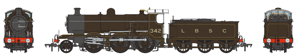 Sonic Models S4102-02 LB&SCR K Class 2-6-0 LBSC Umber – Rails