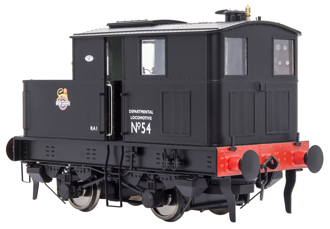 Dapol Sentinel BR Early Crest Departmental No 54 Steam Locomotive - DCC ...