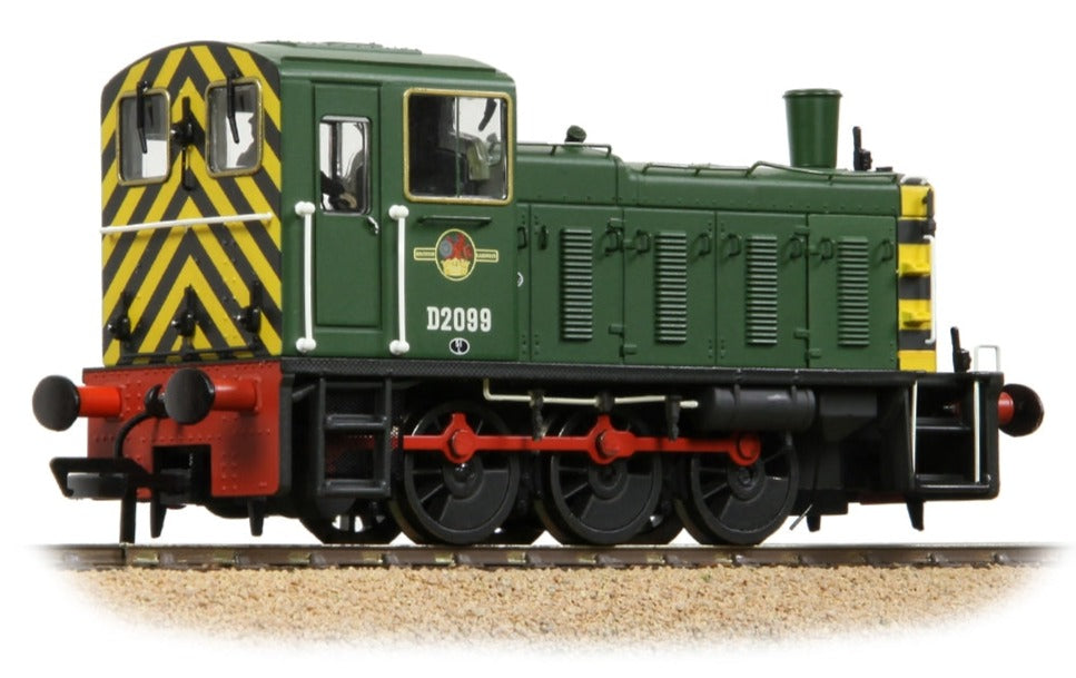 Bachmann Class 03 D2099 BR Green (Wasp Stripes) Diesel Locomotive ...