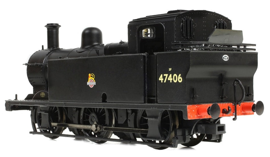 Bachmann 32-231B LMS Fowler 3F (Jinty) 47406 BR Black (Early Emblem ...