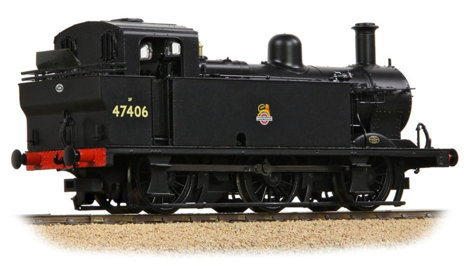 Bachmann 32-231B LMS Fowler 3F (Jinty) 47406 BR Black (Early Emblem ...