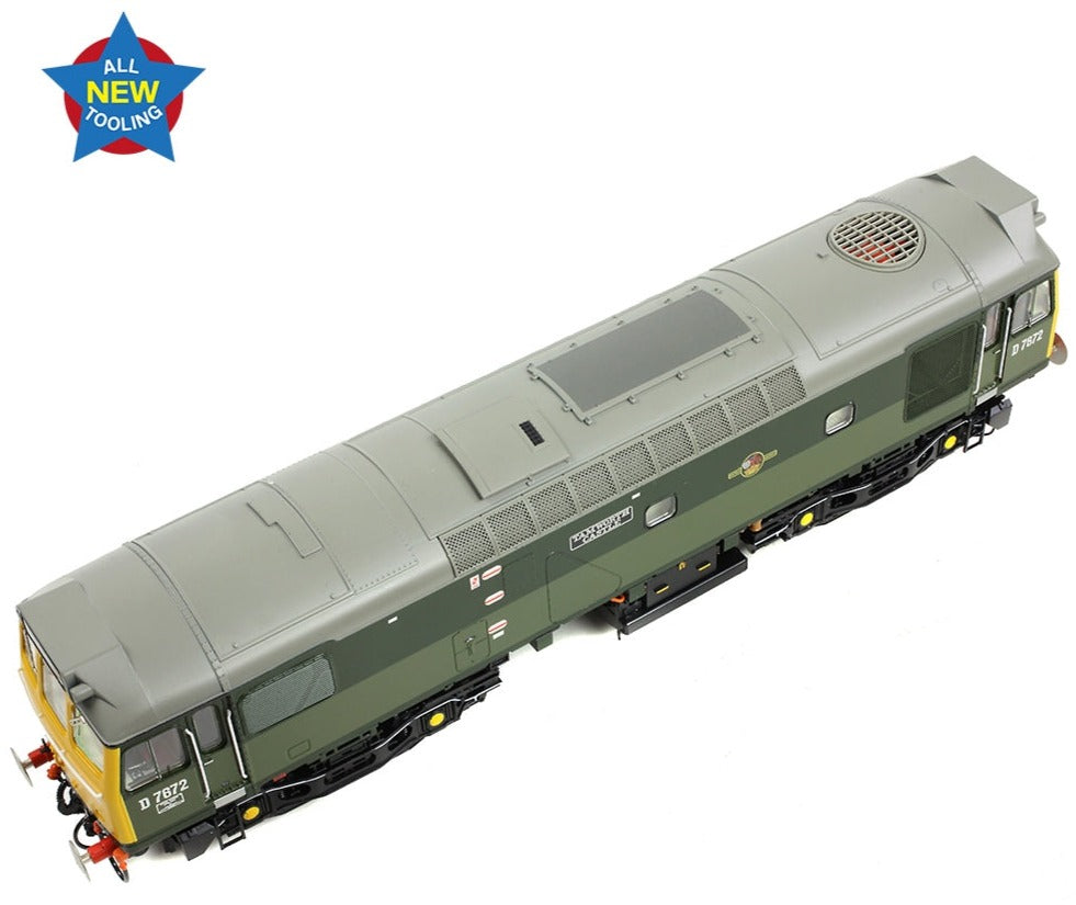 Bachmann Class 25/3 D7672 'Tamworth Castle' BR Two-Tone Green (Full ...