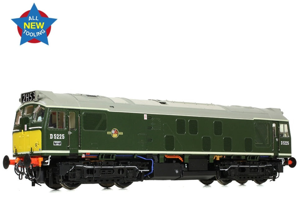 Bachmann Class 25/1 D5225 BR Green (Small Yellow Panels) Diesel ...
