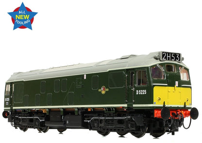 Bachmann Class 25/1 D5225 BR Green (Small Yellow Panels) Diesel ...