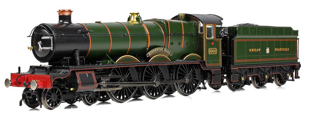 Bachmann GWR 49XX 'Hall' 5900 'Hinderton Hall' GWR Lined Green (GW ...