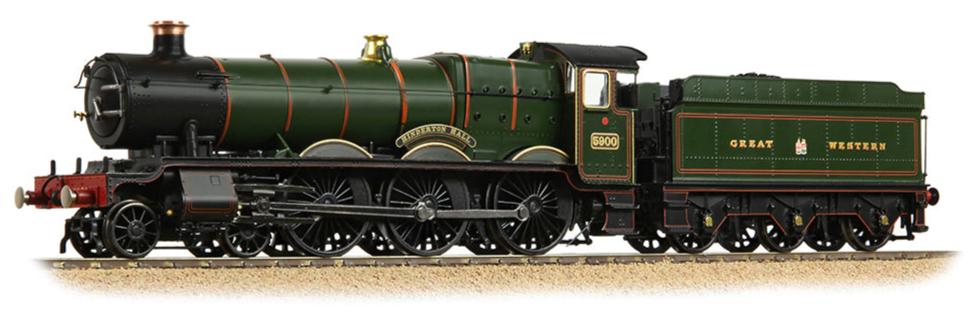 Bachmann GWR 49XX 'Hall' 5900 'Hinderton Hall' GWR Lined Green (GW ...