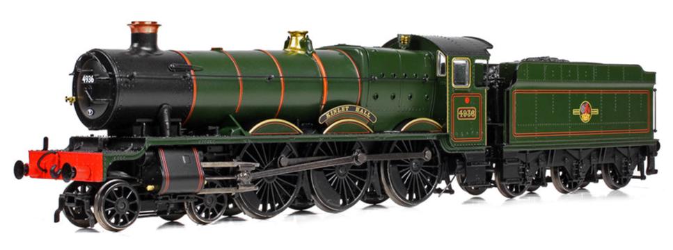 Bachmann GWR 49XX 'Hall' 4936 'Kinlet Hall' BR Lined Green (Late Crest ...