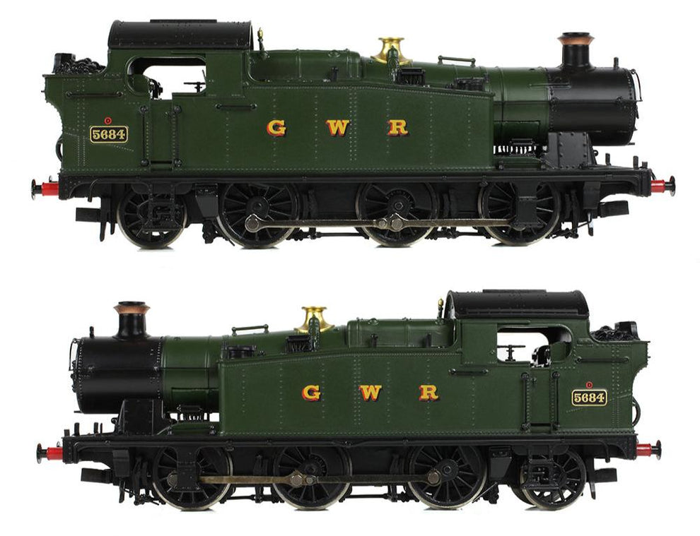 Bachmann GWR 56XX Tank 5684 GWR Green (GWR) Steam Locomotive – Rails of ...