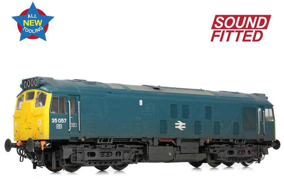 Bachmann Class 25/1 25057 BR Blue Diesel Locomotive - DCC Sound ...