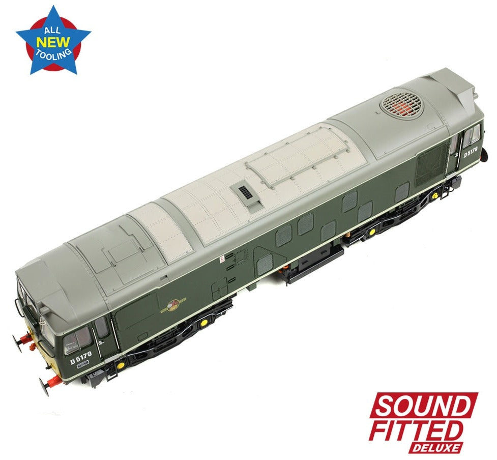 Bachmann Class 25/1 D5179 BR Green (Small Yellow Panels) Diesel ...