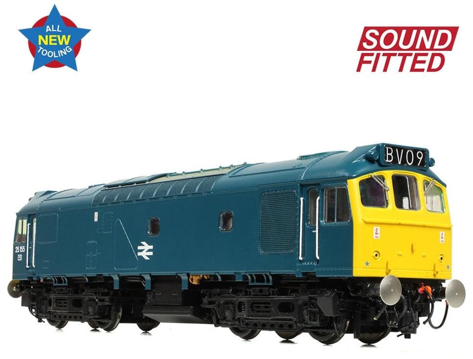 Bachmann Class 25/2 25155 BR Blue Diesel Locomotive - DCC Sound – Rails ...