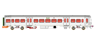 Dapol 4D-323-004S Class 323 First North Western “Barbie” with – Rails