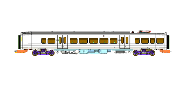 Dapol Class 323 First North Western “Barbie” with Northern branding 3 ...