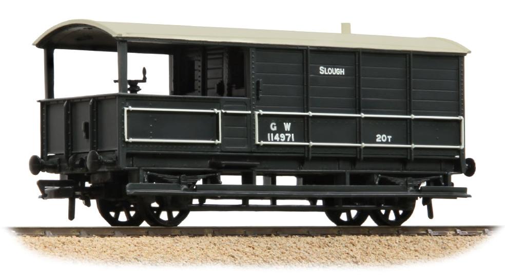 Bachmann GWR 20T 'Toad' Brake Van GWR Grey 114971 – Rails of Sheffield