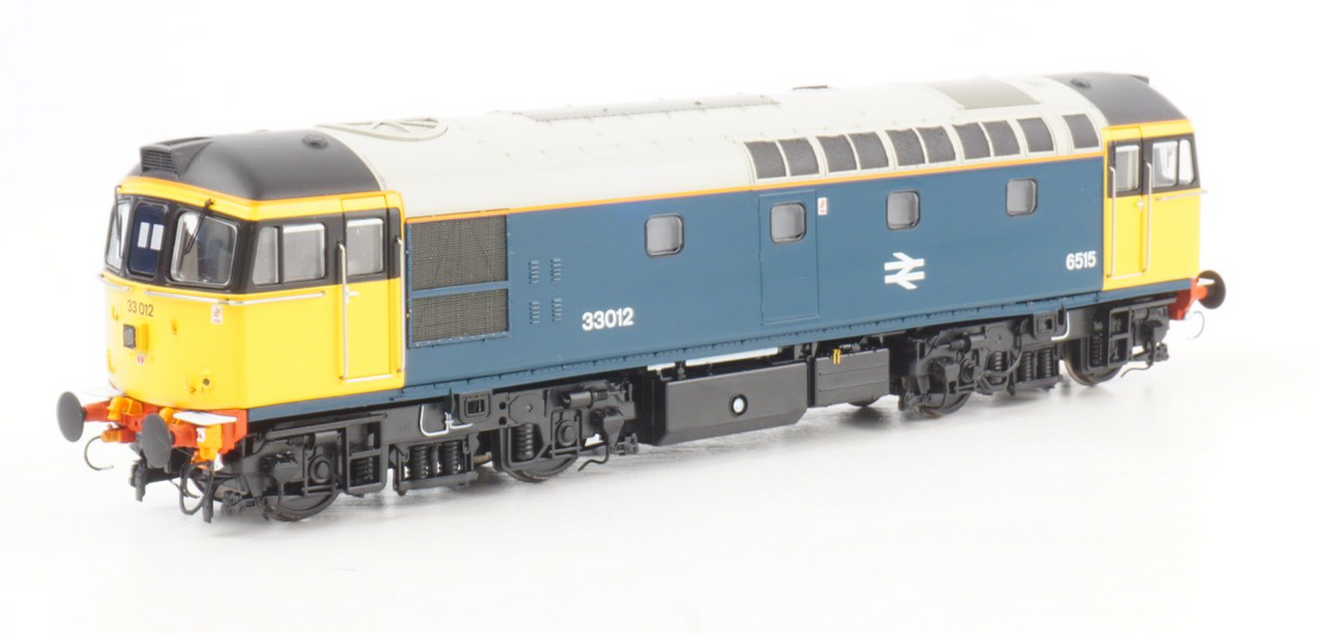 Heljan 34213 Class 33/0 BR Blue No.33012 (Yellow Cabs/HI – Rails